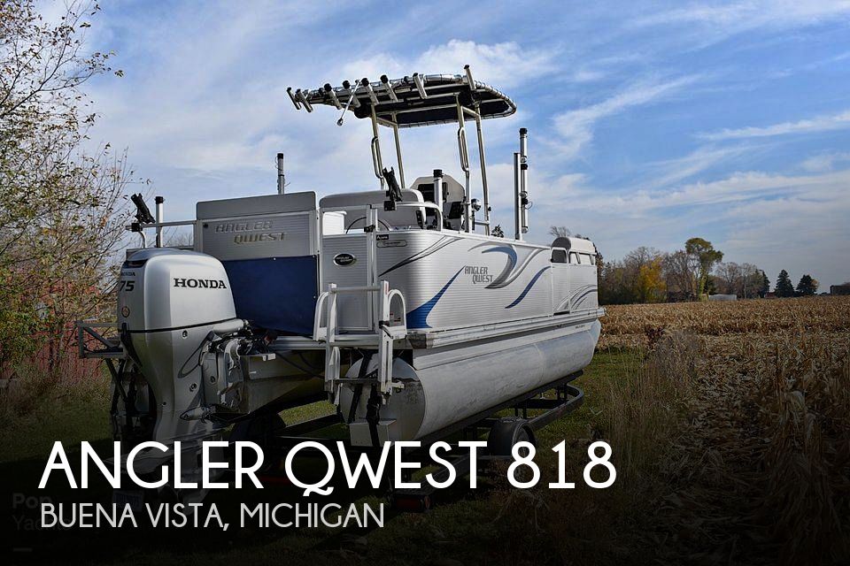 2017 Angler Qwest 818 Pro Fish Pontoon Boat for Sale in Saginaw, MI