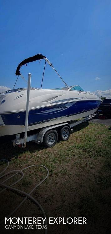 2005 24 foot Monterey Explorer Deck Boat for Sale in Panna Maria, TX